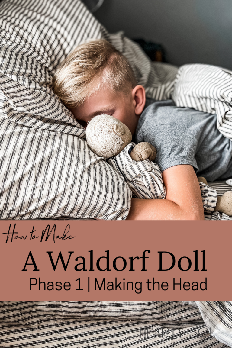 How to make a Waldorf Doll | Making a Doll Head - Hearty Sol
