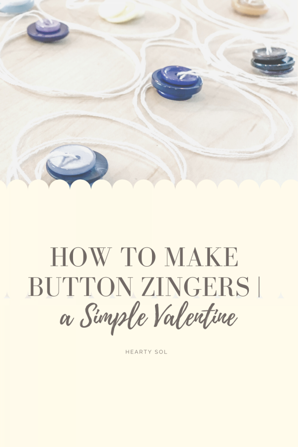 How to Make a unique Valentine | Making Button Zingers - Hearty Sol