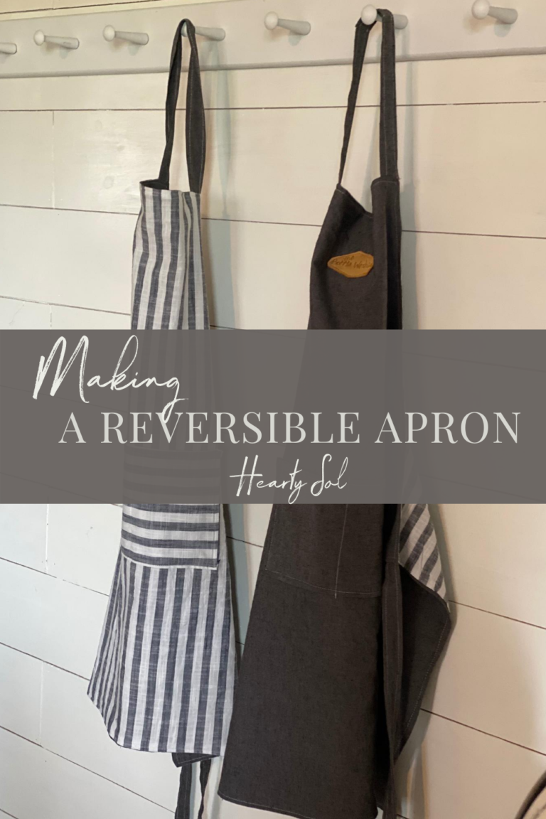 How to Make a Reversible Apron | DIY Sewing Tutorial - Hearty Sol