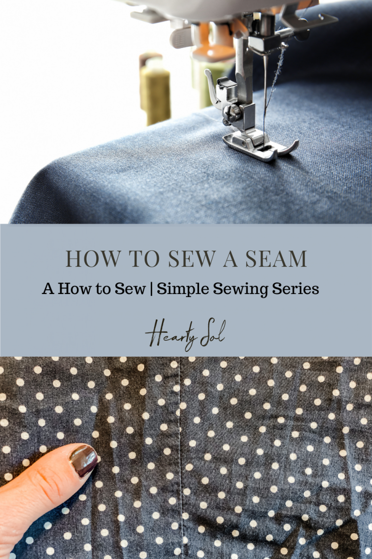 How to Sew A Seam | Learn to Sew | Lesson #3 - Hearty Sol