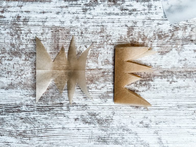 How to Make Paper Stars Using Parchment Paper - Hearty Sol