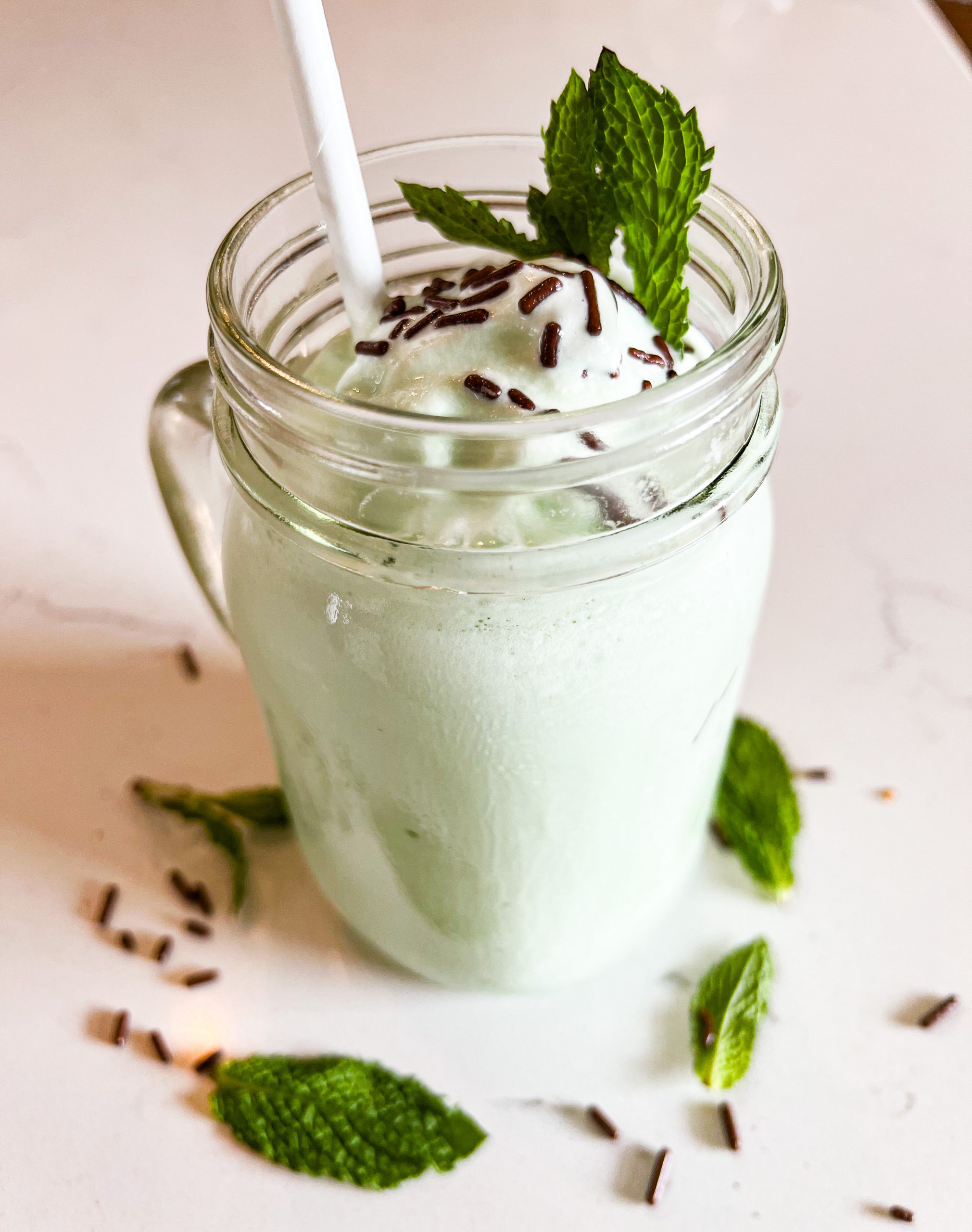 How to Make Homemade Shamrock Shakes - Hearty Sol