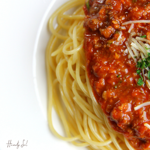 How to Make Our From Scratch Spaghetti Sauce Recipe - Hearty Sol Recipes