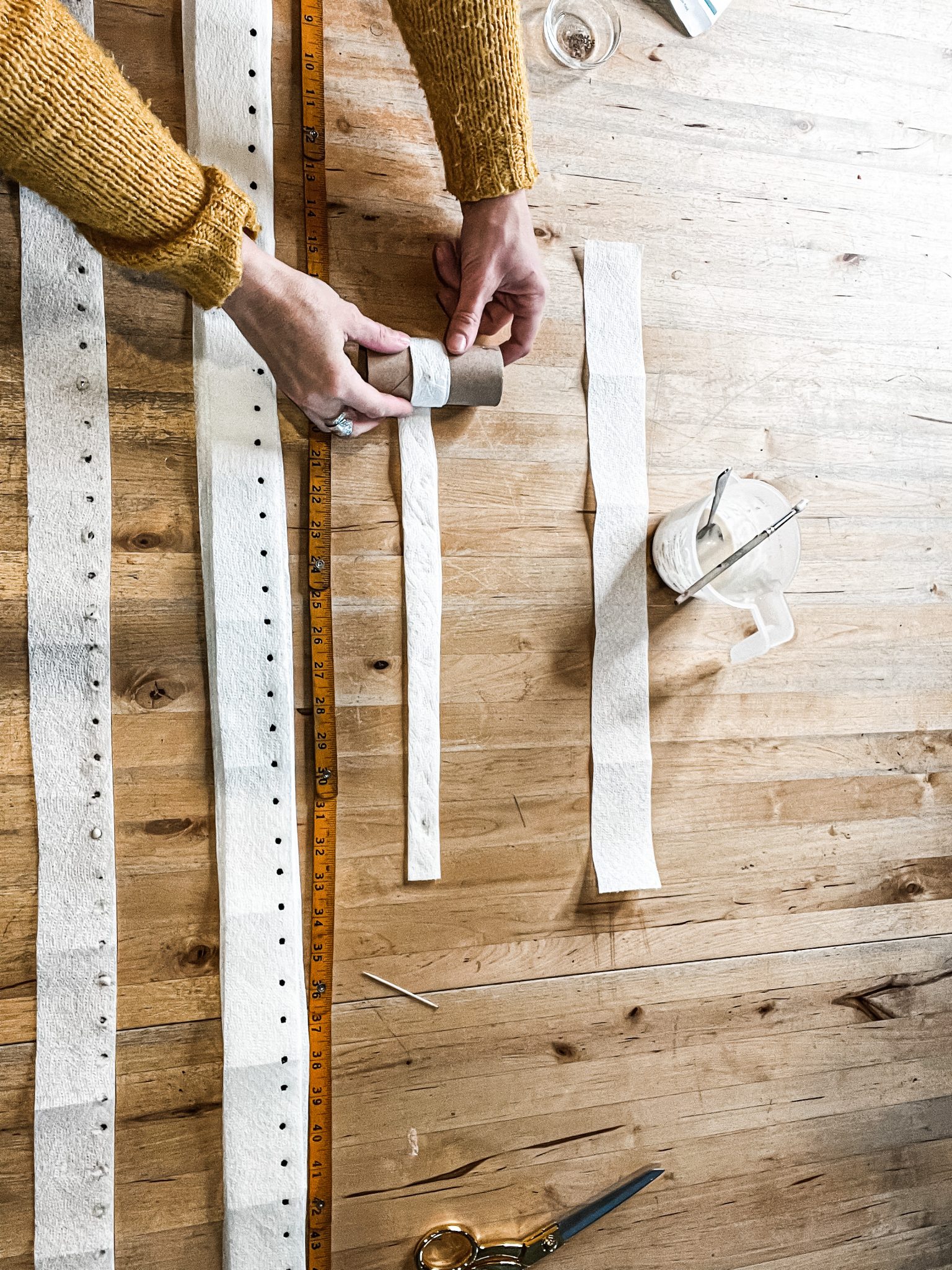 How to Make your own Carrot Seed Tape - Hearty Sol