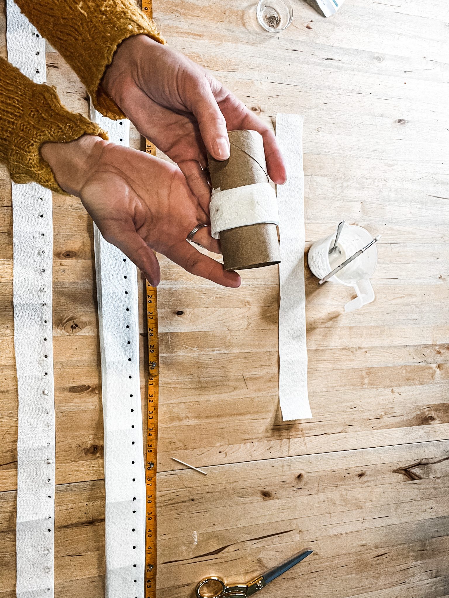 How to Make your own Carrot Seed Tape - Hearty Sol