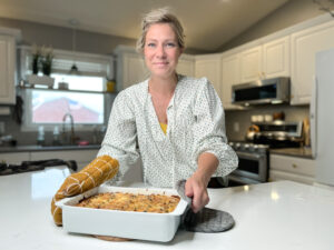 How to make Easy Bake Egg Strata - Hearty Sol