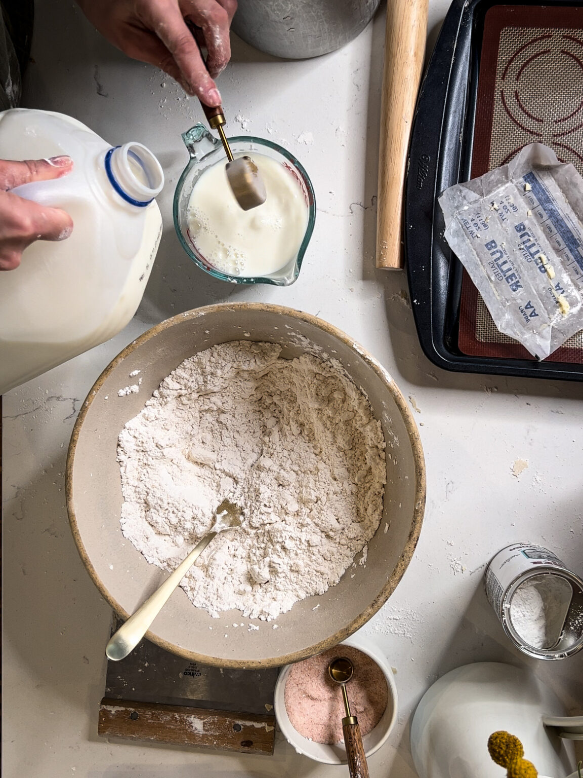 How to Make My Buttery-Layered Biscuits - Hearty Sol