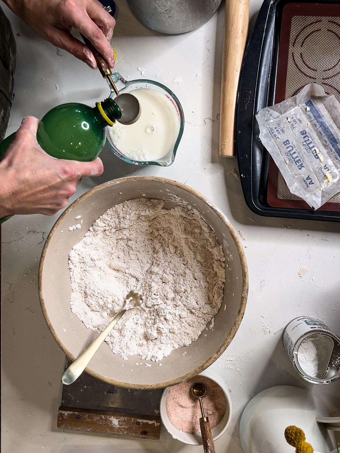 How to Make My Buttery-Layered Biscuits - Hearty Sol