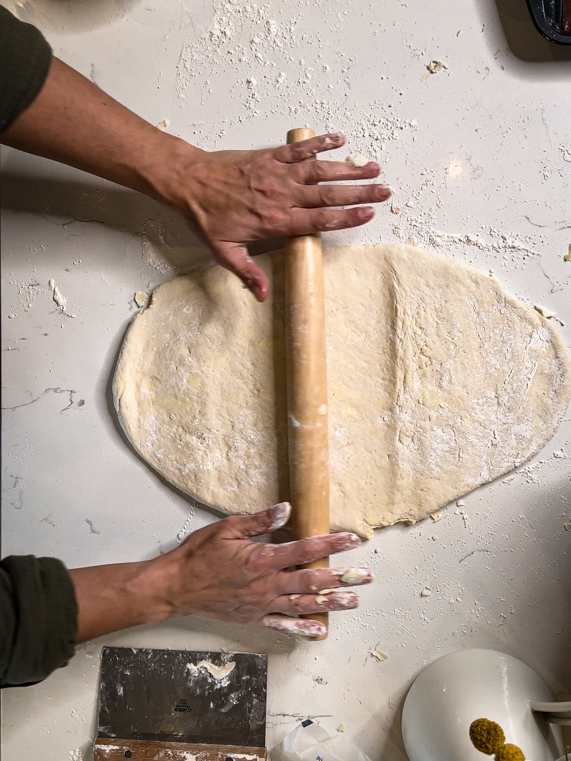 How to Make My Buttery-Layered Biscuits - Hearty Sol