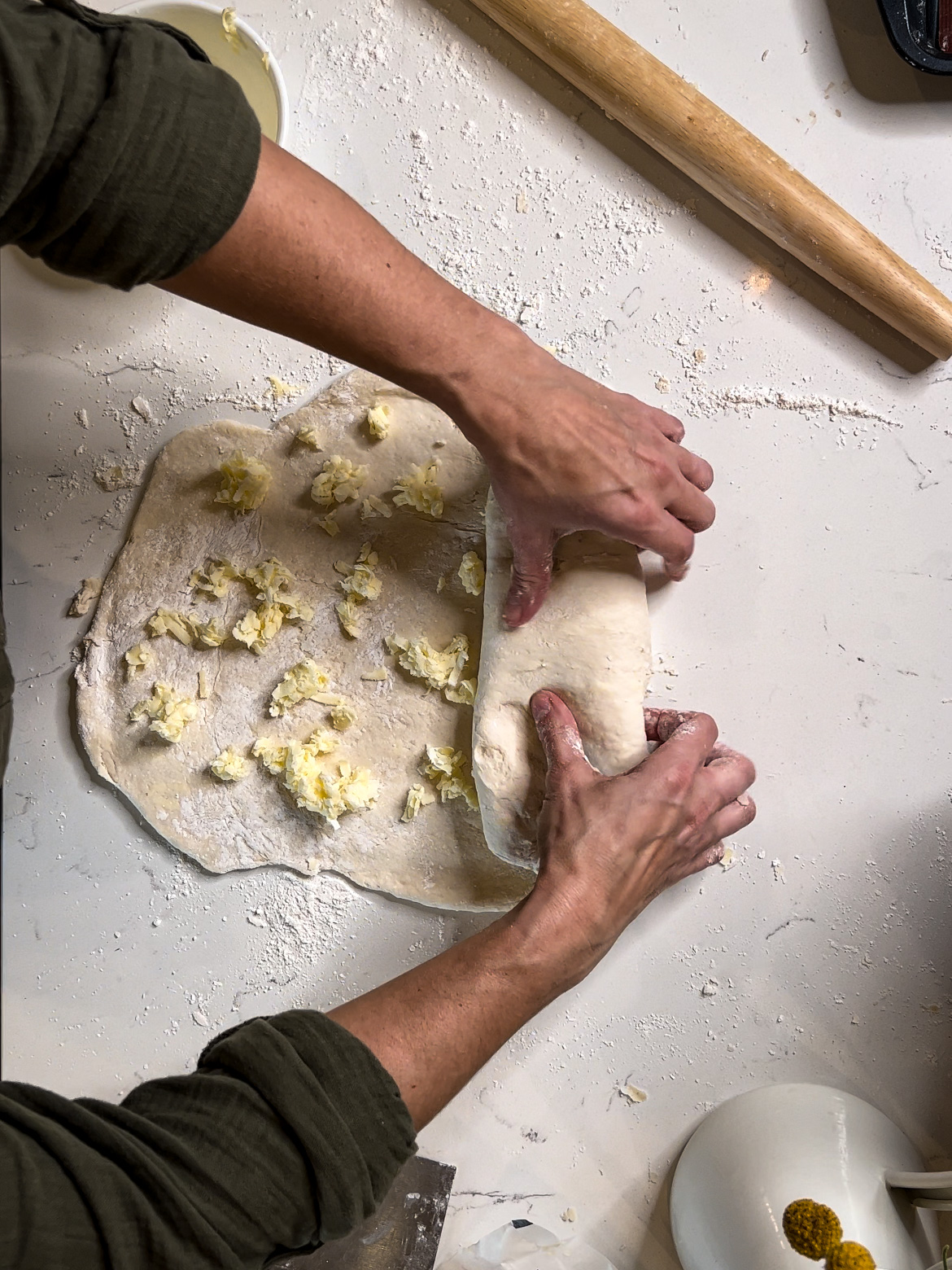 How to Make My Buttery-Layered Biscuits - Hearty Sol