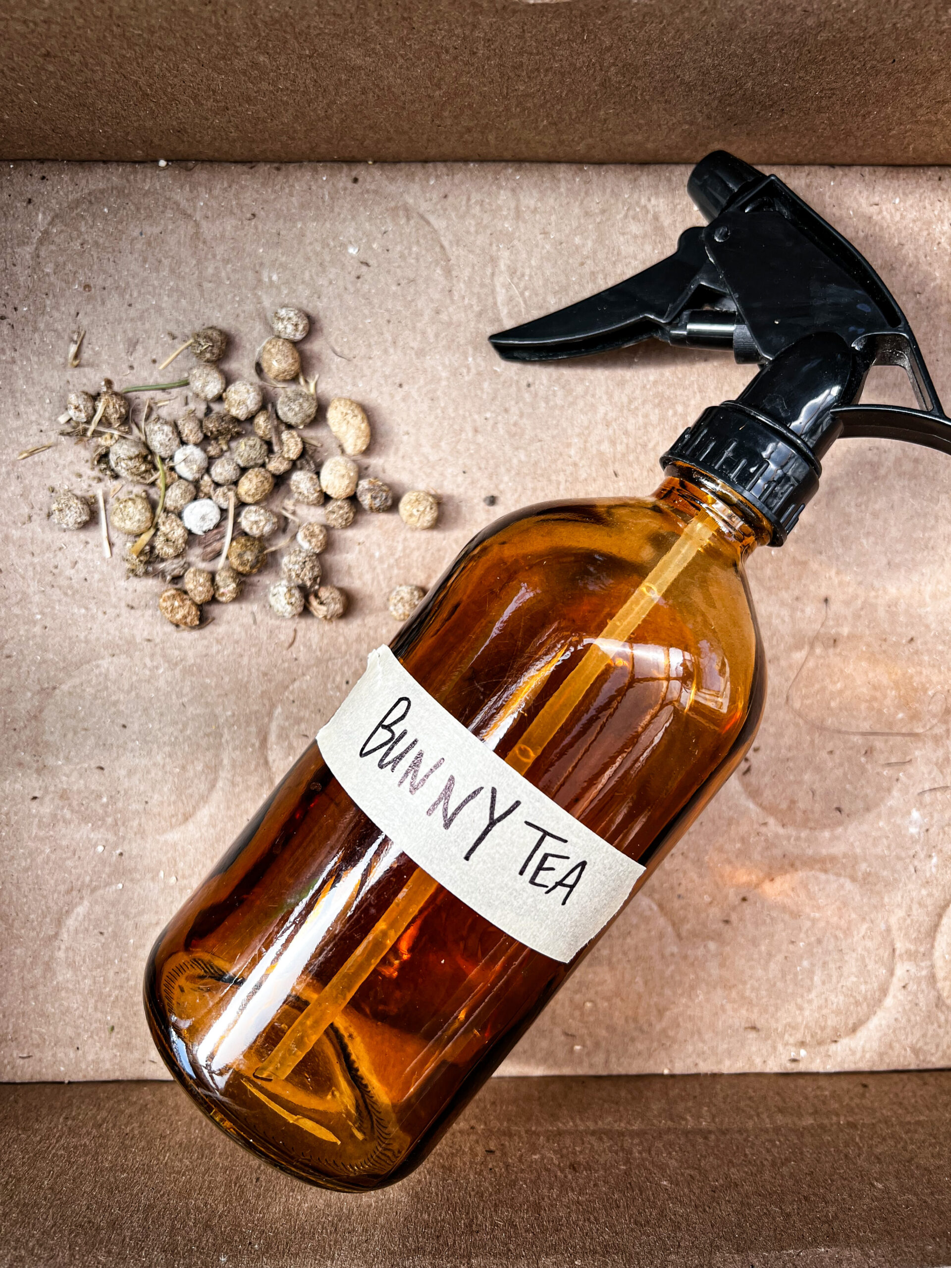 How to Make Composted Rabbit Tea - Hearty Sol