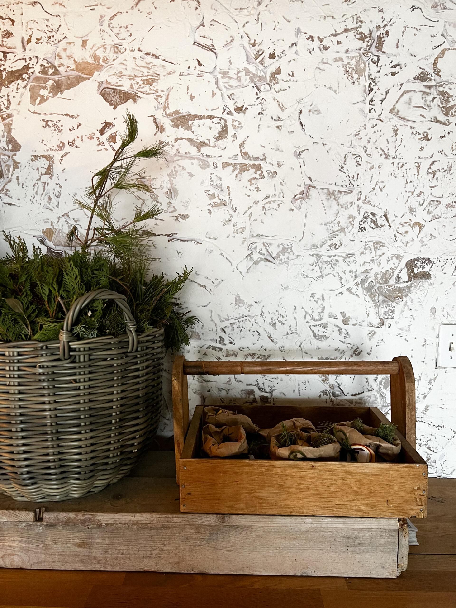 How to Create a Faux Stone Wall on a Budget - Hearty Sol