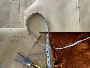 How to Draft a Pattern from Your Favorite Clothes - Hearty Sol