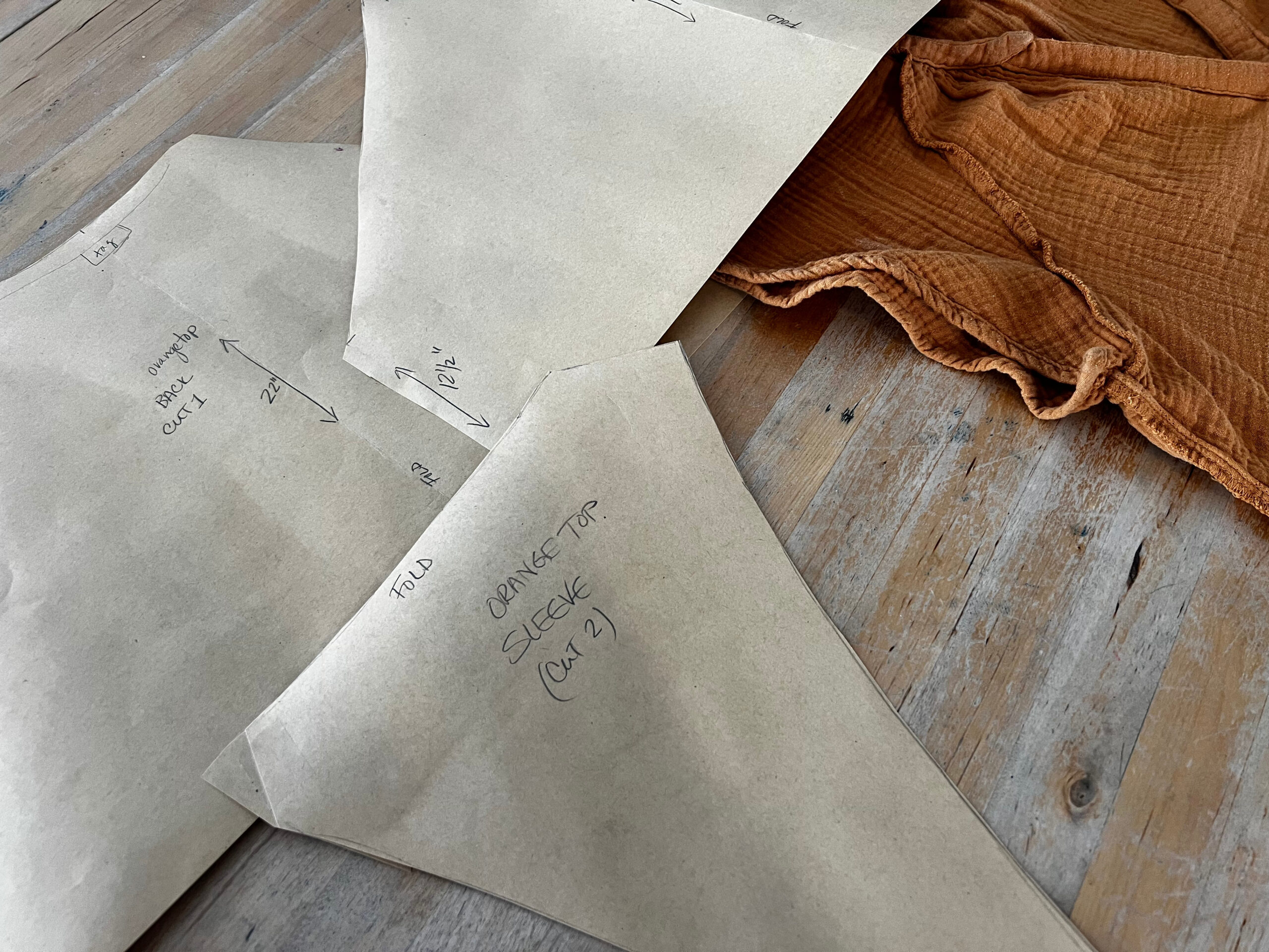 How to Draft a Pattern from Your Favorite Clothes - Hearty Sol