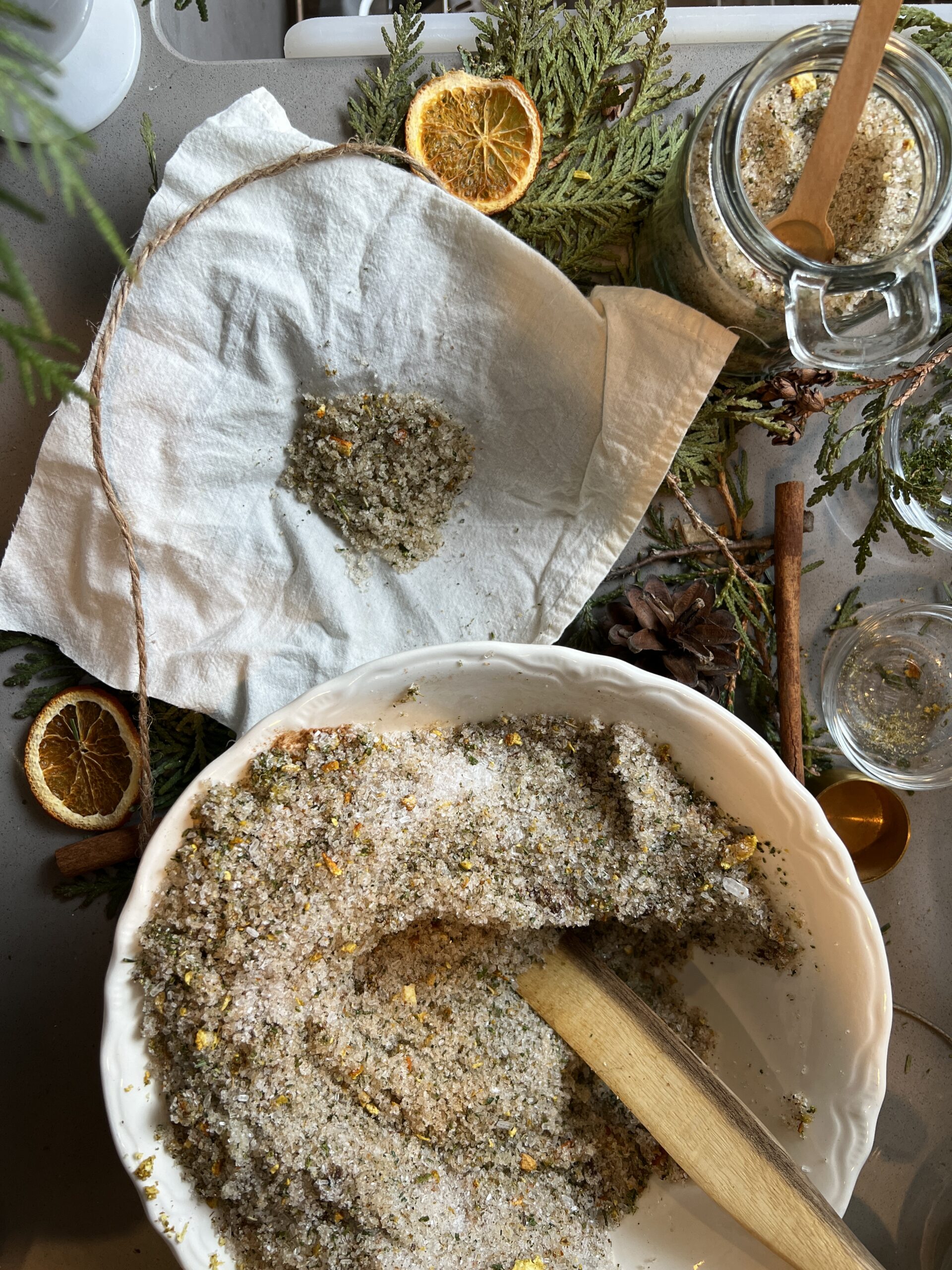 Homemade Wintertime Bath Salt: Relax with Scents of the Season ...